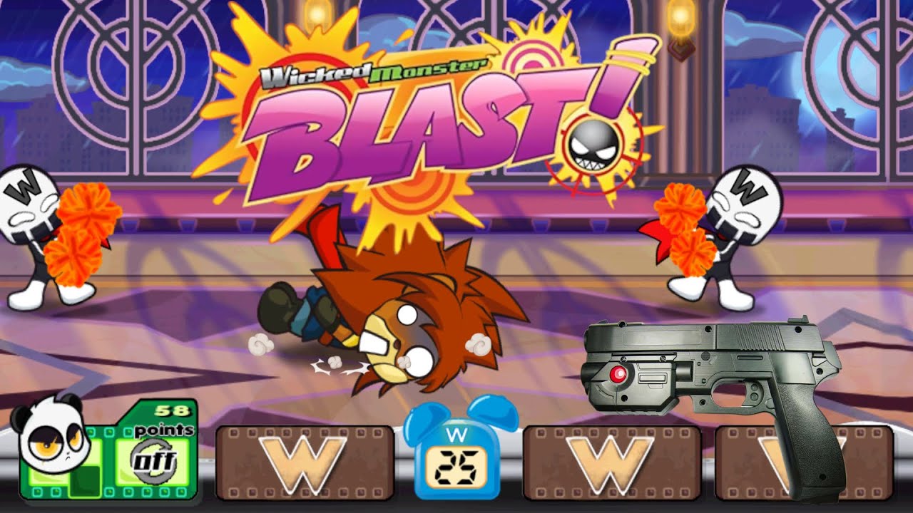 Wicked Monster Blast! | Wii Lightgun Longplay - YouTube