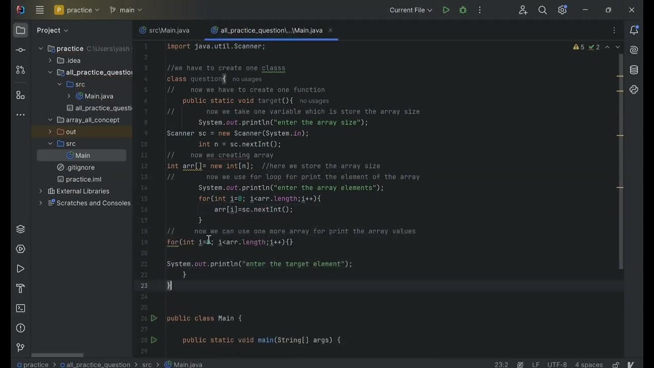 TWO SUM PROBLEM IN DSA USING JAVA - YouTube