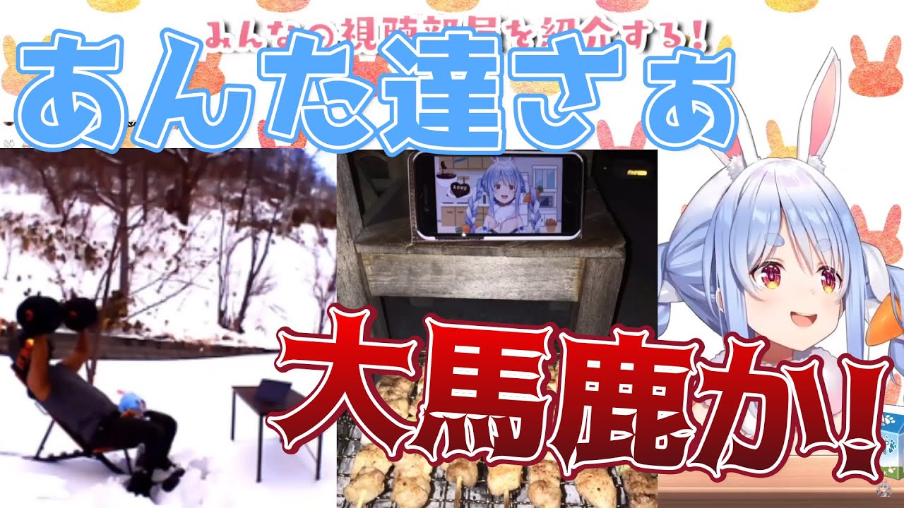 ぺこちゃんの配信を見る野うさぎの視聴環境がやばすぎる【兎田ぺこら切り抜き】 Youtube