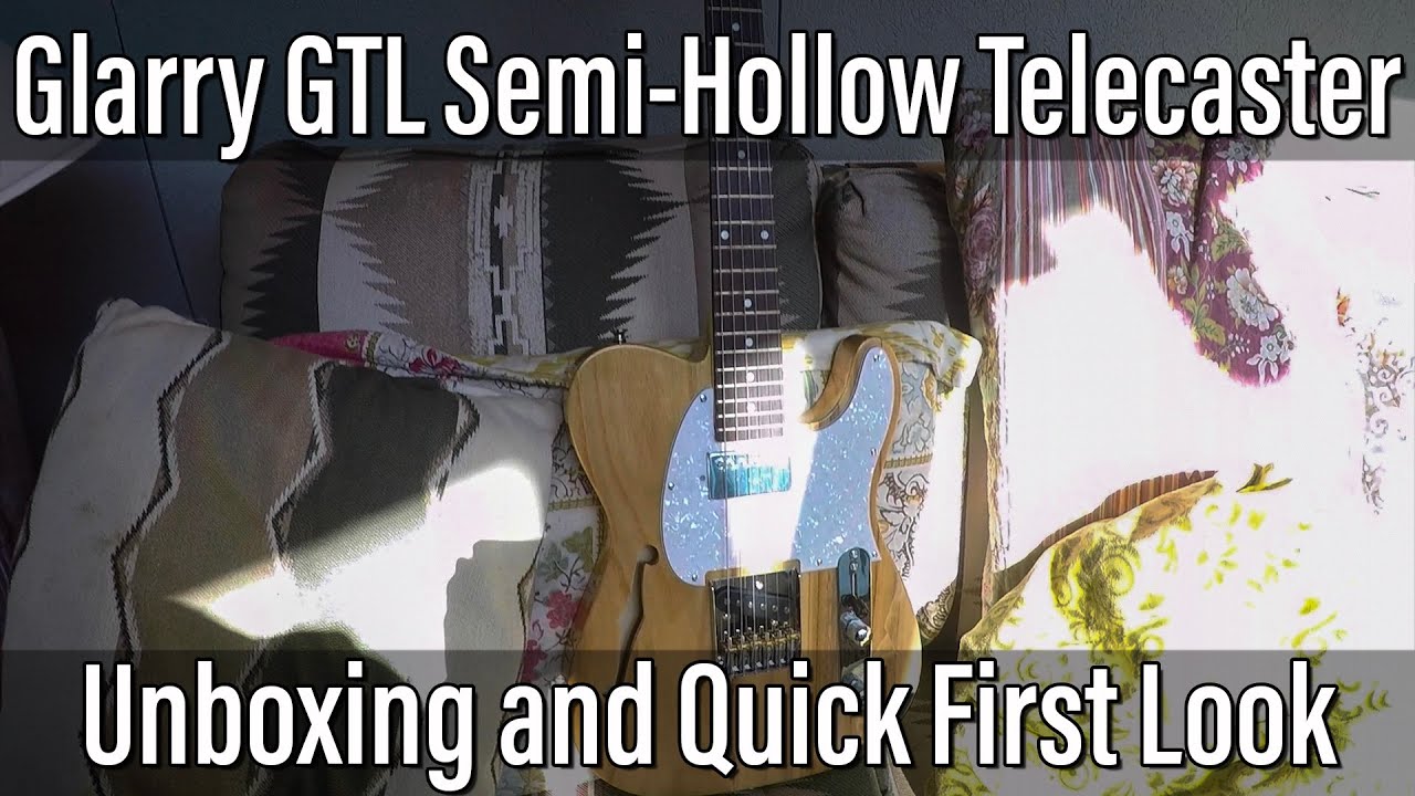 Glarry Guitar - Thinline Telecaster - Quick First Look - YouTube