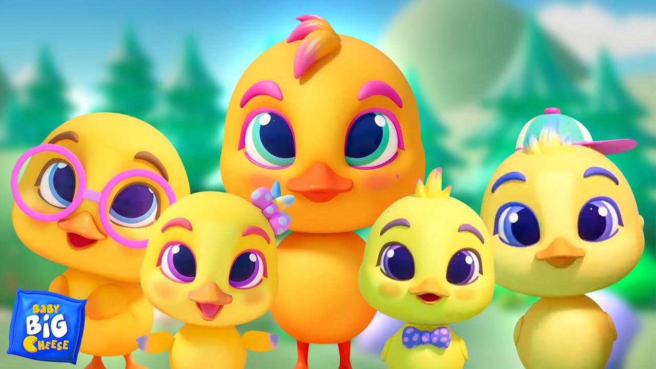 Five Little Ducks Nursery Rhyme And Baby Songs by Baby Big Cheese - YouTube