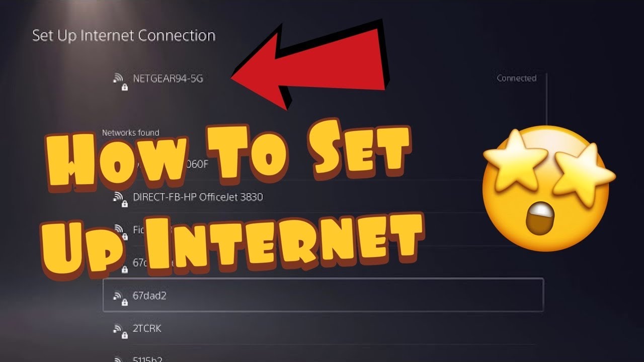 How To Set Up Internet On The PS5 - YouTube