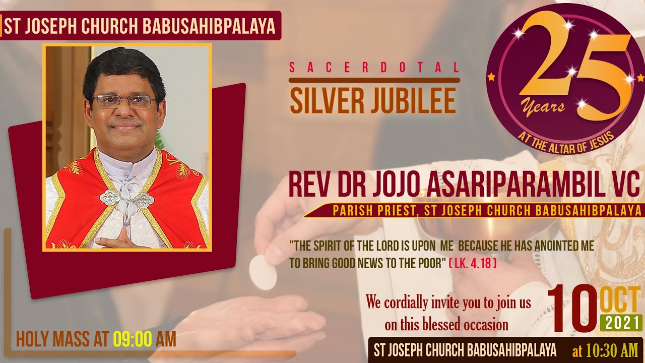 Sacerdotal Silver Jubilee Celebration Rev Dr Jojo Assariparambil VC sacerdotal-silver-jubilee-celebration-rev-dr-jojo-assariparambil-vc