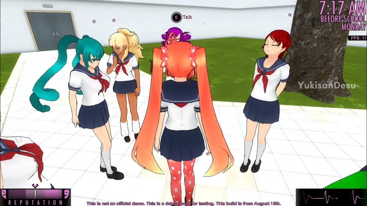 Play As Osana In Old Bulid Dl Yandere Simulator Youtube