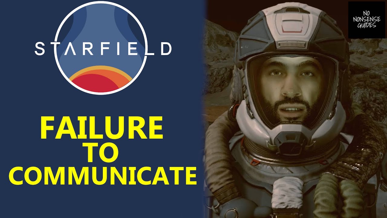 Starfield Failure to Communicate - How to Repair Sallite - YouTube