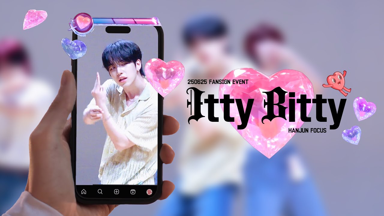 [4K] 250625 대면 팬싸인회 'Itty Bitty' 이티비티 n.Ssign HANJUN 엔싸인 한준 FOCUS 직캠 ...