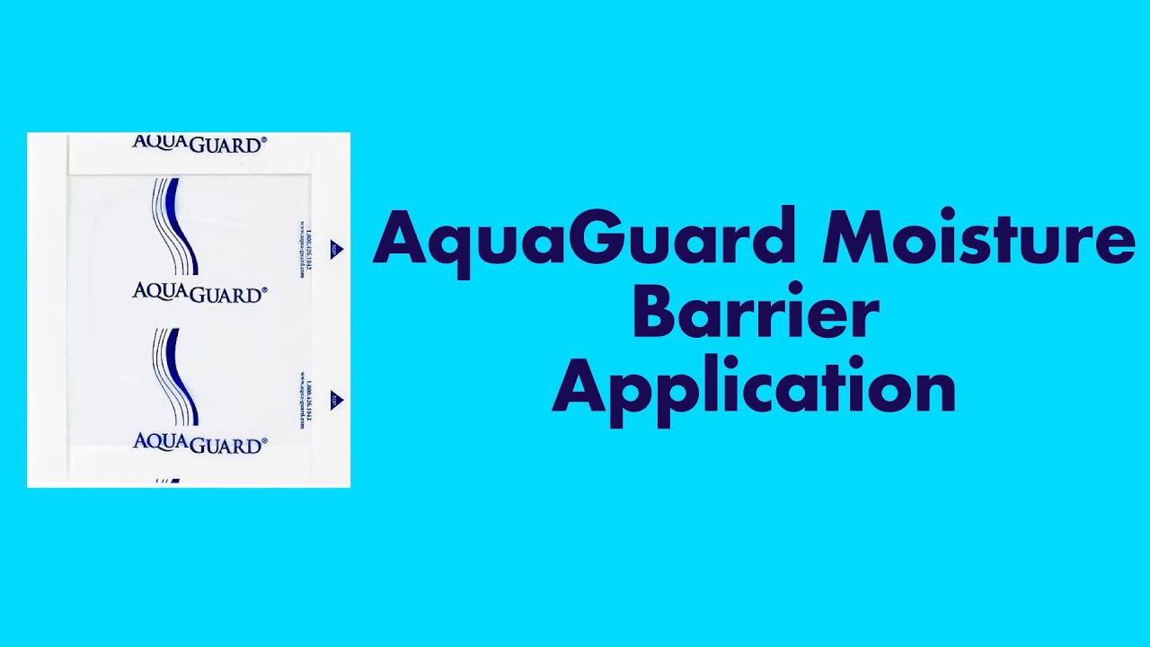 AquaGuard Moisture Barrier Applicatoin - YouTube