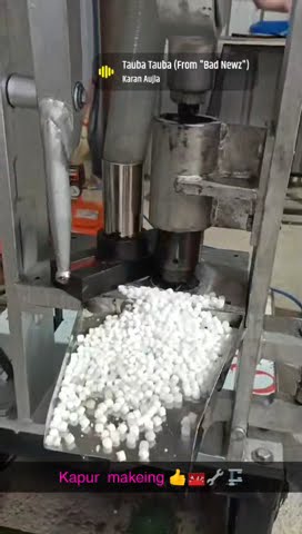 kapur making machine - YouTube