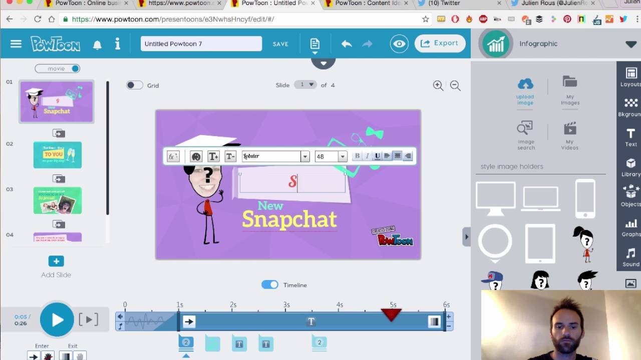 Easy Gif avec Powtoon et Licecap - YouTube