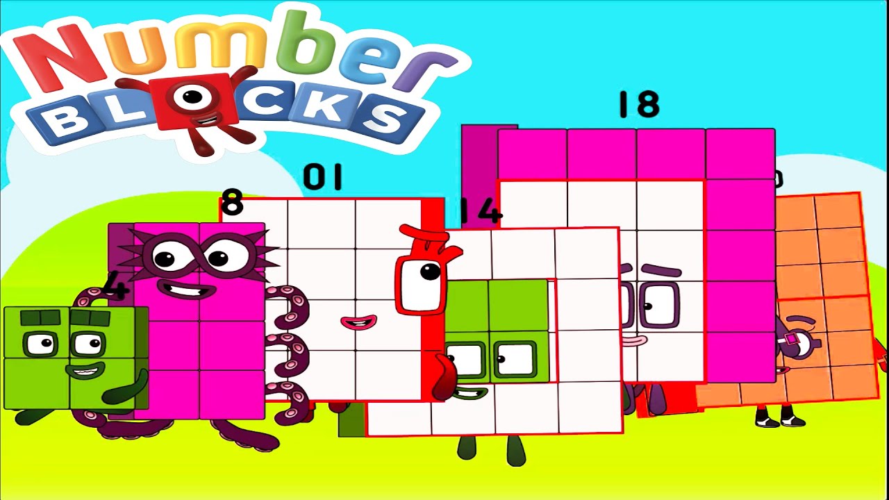 Dozenalblocks Intro But Counting four Times multiples - YouTube