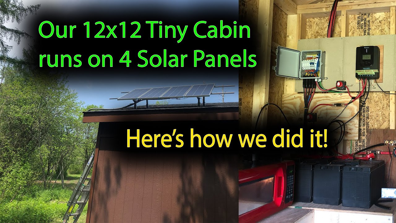 Abandoned Property Restoration - Off Grid Solar Panel Setup for Tiny ...