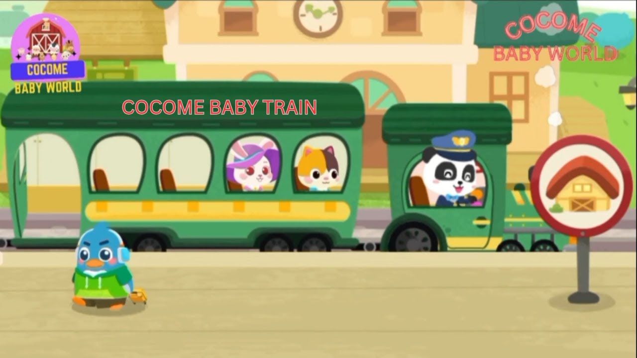 Cocome Baby Train videos/ Train wala cartoon/ Baby train kids cartoon ...