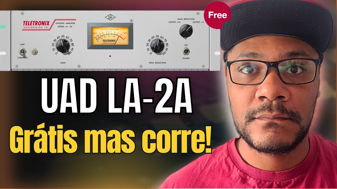 UAD LA2A Tube Compressor - Grátis mas CORRE! Dicas Importantes... - YouTube