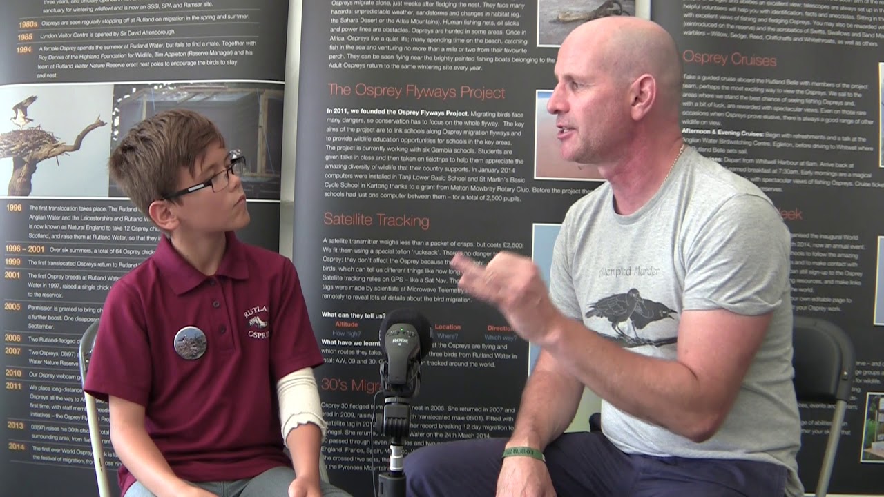 SAM INTERVIEWS MIKE DILGER AT BIRD FAIR - YouTube