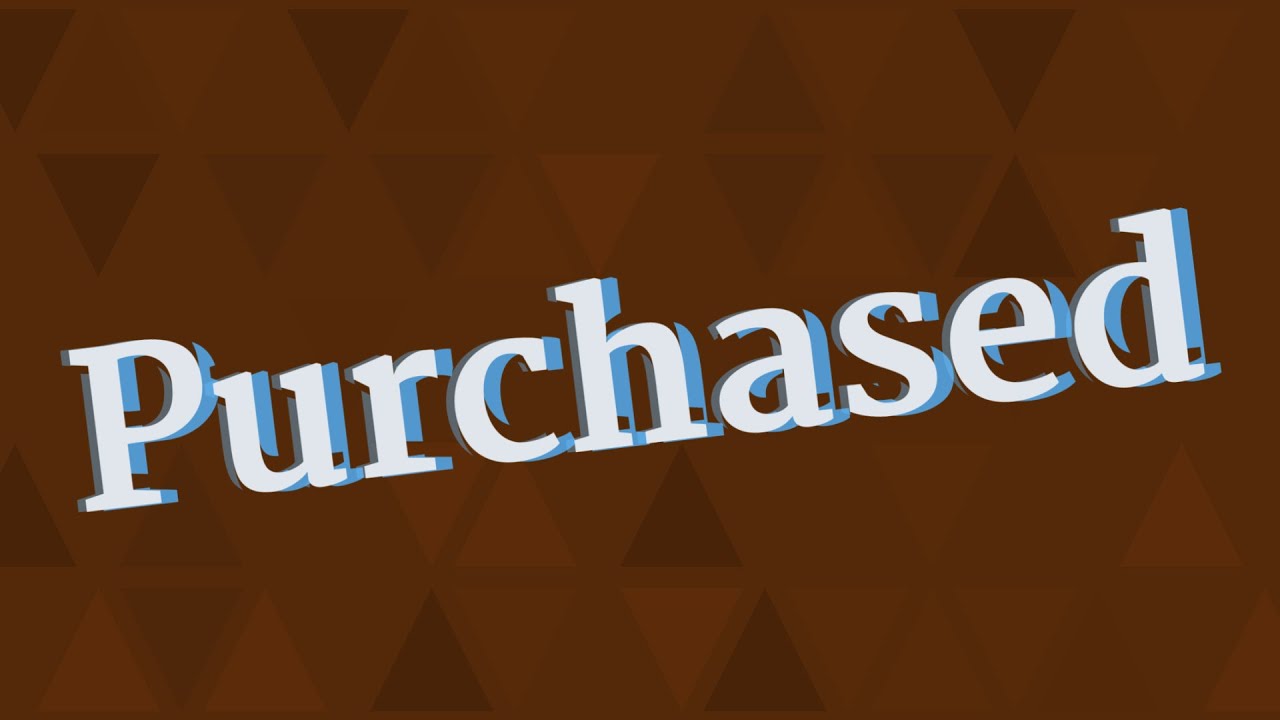 PURCHASED pronunciation • How to pronounce PURCHASED - YouTube
