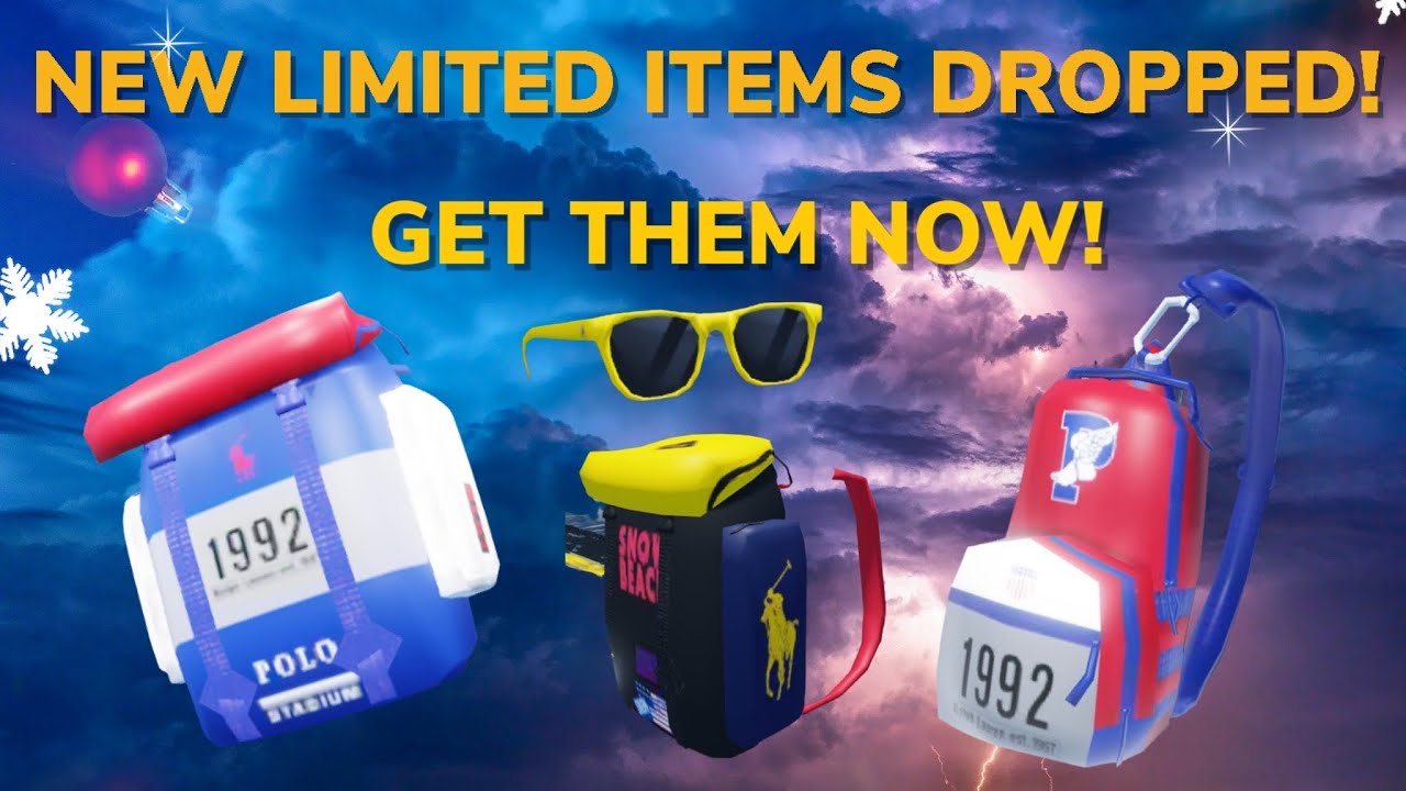 ROBLOX NEW LIMITED ITEM DROPPED GET IT NOW! GAME LINK IN THE ...