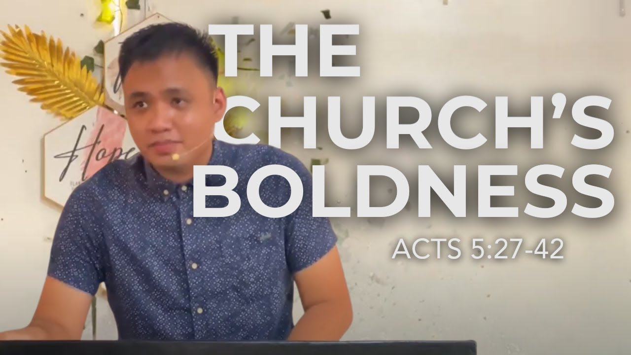 LORD'S DAY |The Church:Bold Witnesses of Bold Message with Bold ...