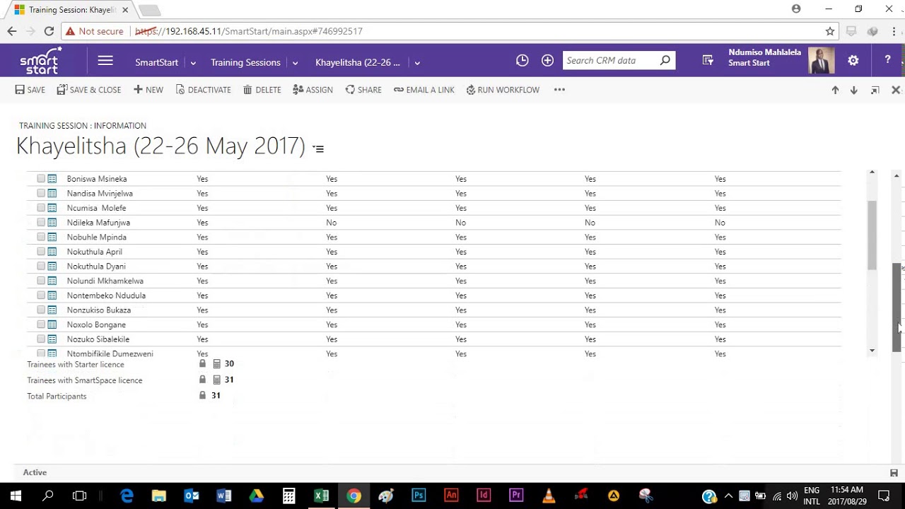 Attaching Scoring Matrix into Training Sessions - YouTube
