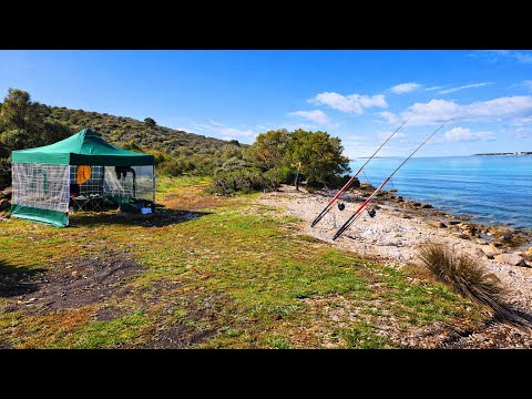 DEVLER BURDA ! Fırtına ve Hortuma kapıldık!(24 saat kamp ve balıkavı)