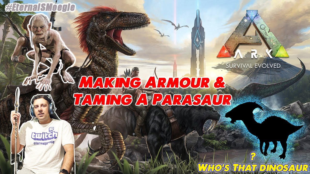 Ark: Survival Evolved | Making Basic Armour And Beginner Taming - YouTube