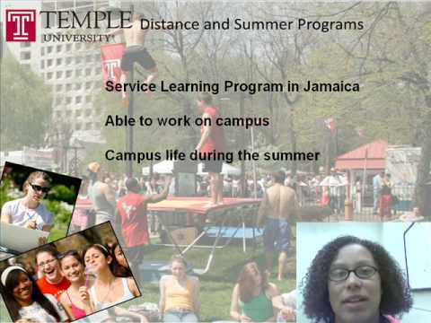 Temple University Summer Programs- Beth - YouTube