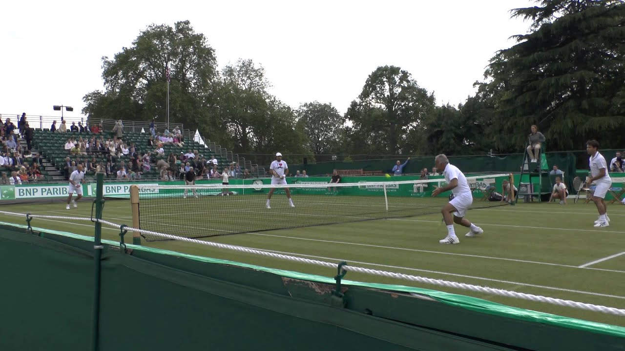 Mansour Bahrami,Fabrice Santoro,Henri Leconte,Peter McNamara Hurlingham ...