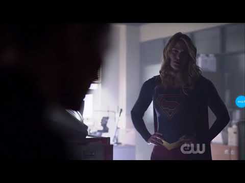 Supergirl 4x17- Lena, Alex, and Supergirl attacked by Kryptonite Robot