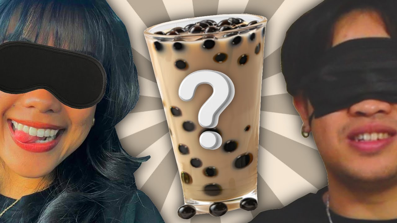 Blind Guess The Boba Tea Challenge! - YouTube