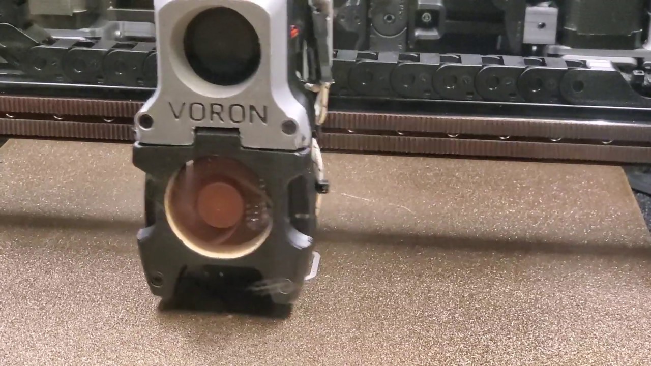 Voron 2.2 First Print with Afterburner Mod - YouTube