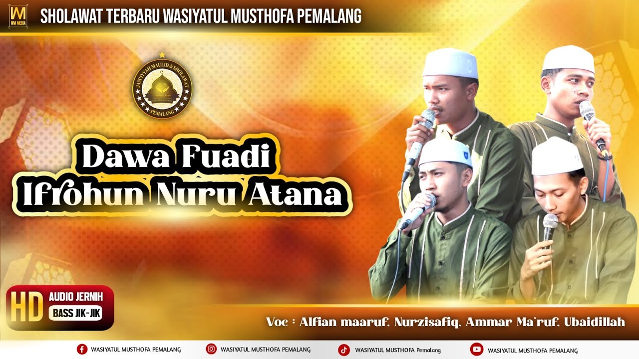 🔴SHOLAWAT VIRAL TERBARU!!! DAWA FUADI - IFROHUN NURU ATANA, COVER ...