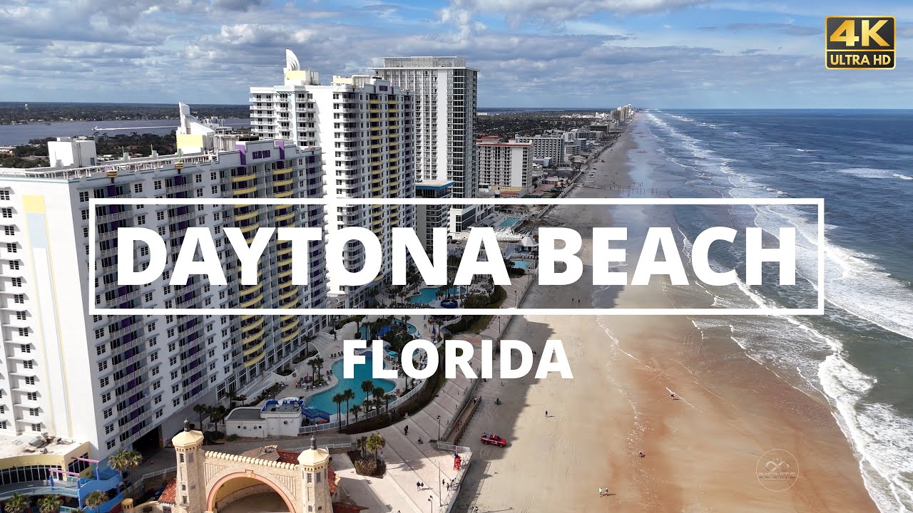 Daytona Beach, Florida - [4K] Drone Tour - YouTube