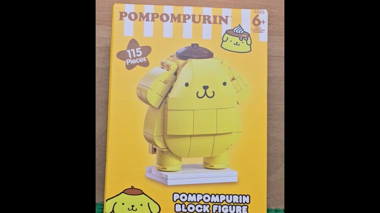 Pompompurin Building Block Speed Build - YouTube