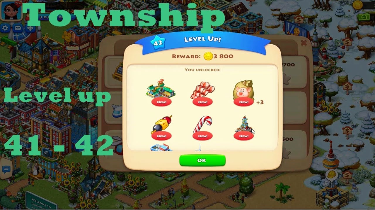 Township Level up 41 - 42 HD walkthrough | pig feed | gameplay | ios ...