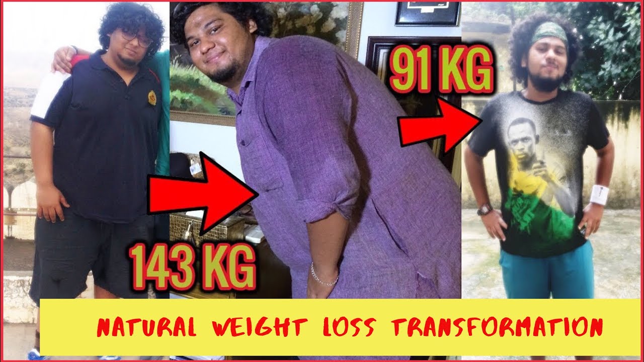 My Natural 55 kg Weight Loss Transformation Story | INDIAN FAT to FIT ...