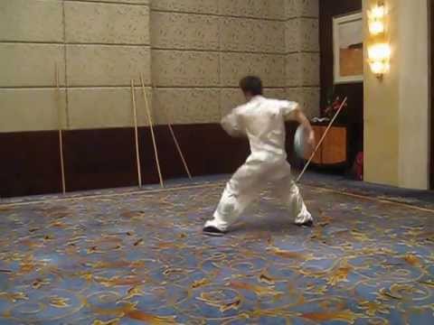 Martial Arts Demonstration with a Sword - YouTube