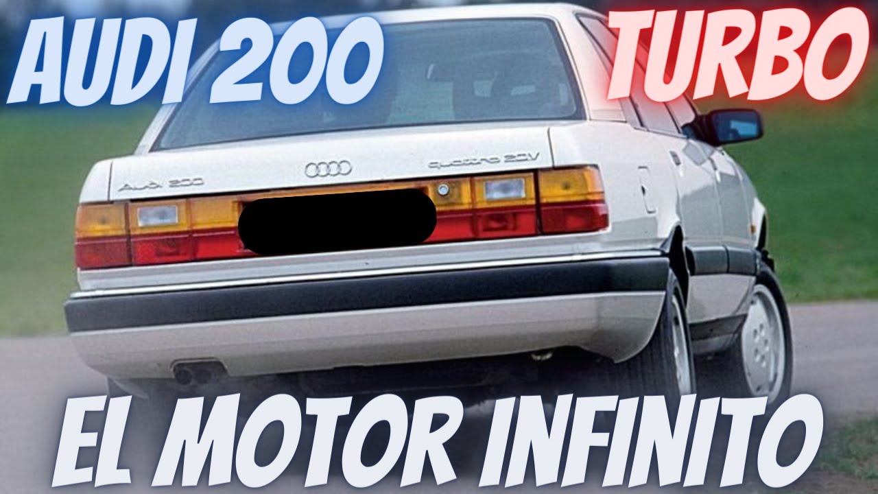 Audi 200 turbo, con un 5 cilindros que enamora por potencia y sonido ...