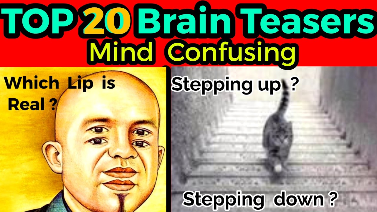 Confusing Brain Teaser | Test your brain | illusions makes you ...