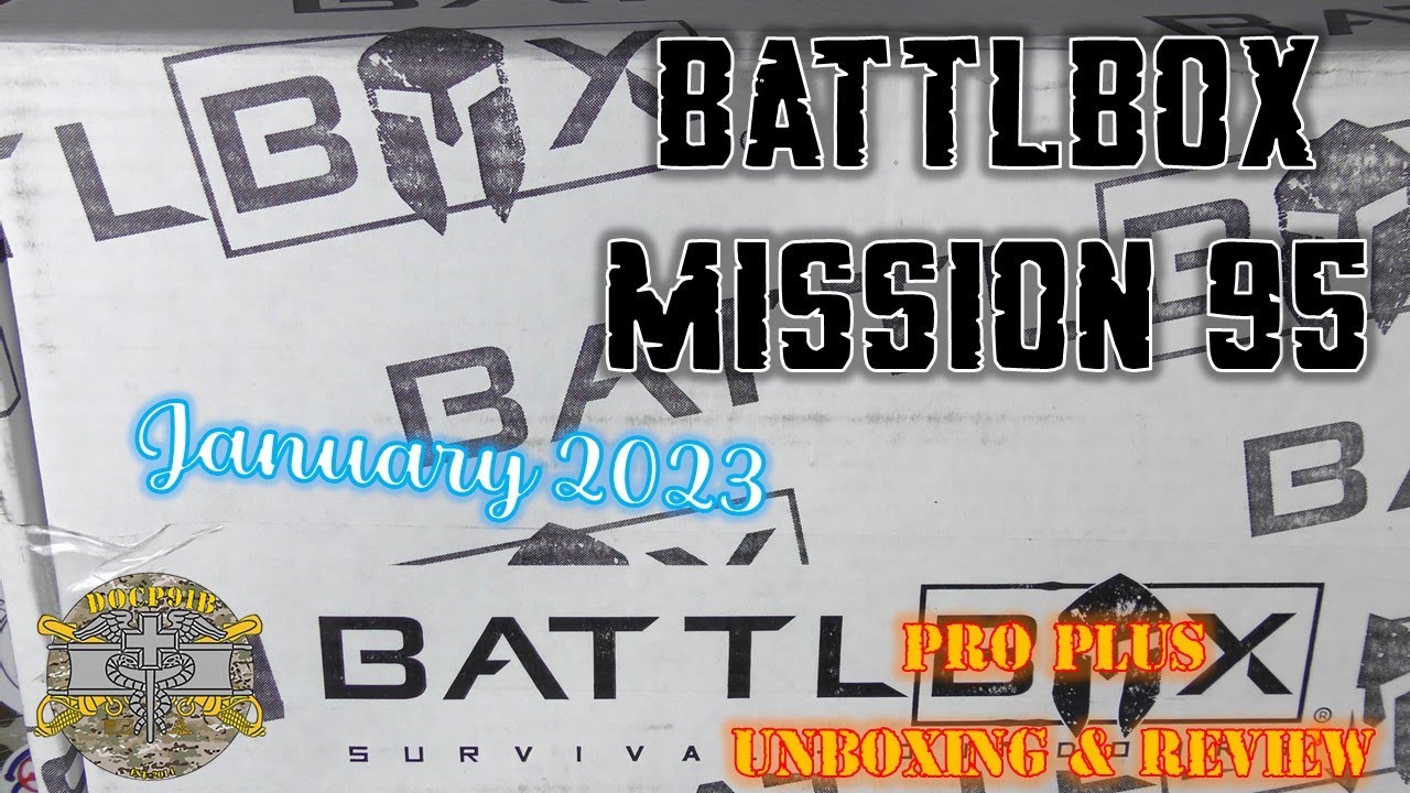 Battlbox (Battle Box) Mission 95 - january 2023 - Pro Plus Unboxing ...