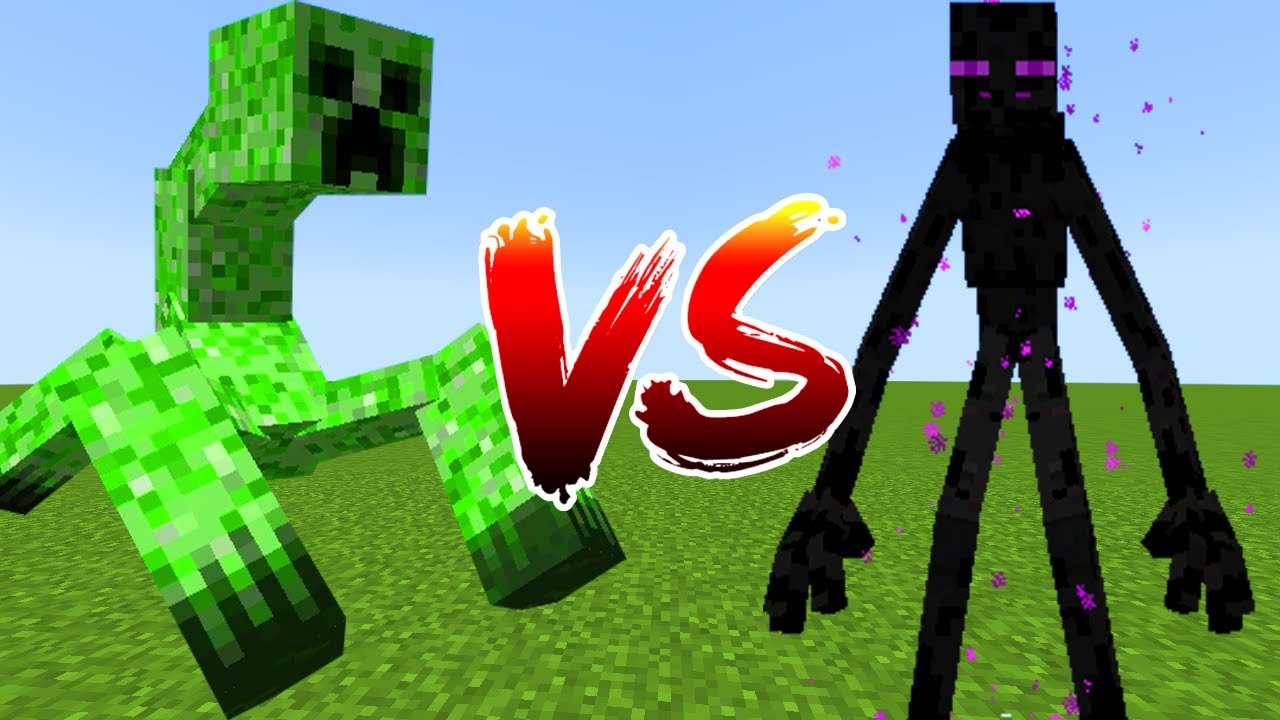 Mutant Creeper VS. Mutant Enderman - YouTube