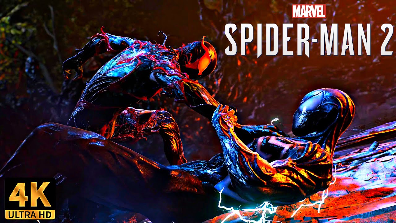 Peter VS Miles with the Absolute Carnage Suit | Marvel's Spider-Man 2 ...
