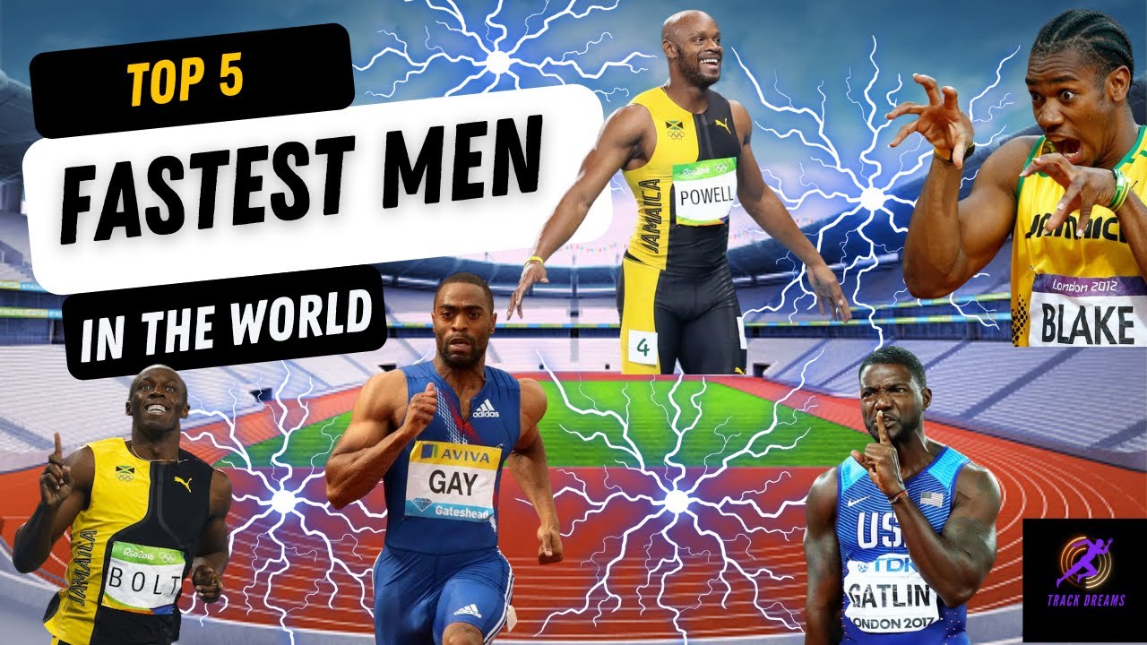 Top 5 fastest 100m Men Sprinters in History - YouTube