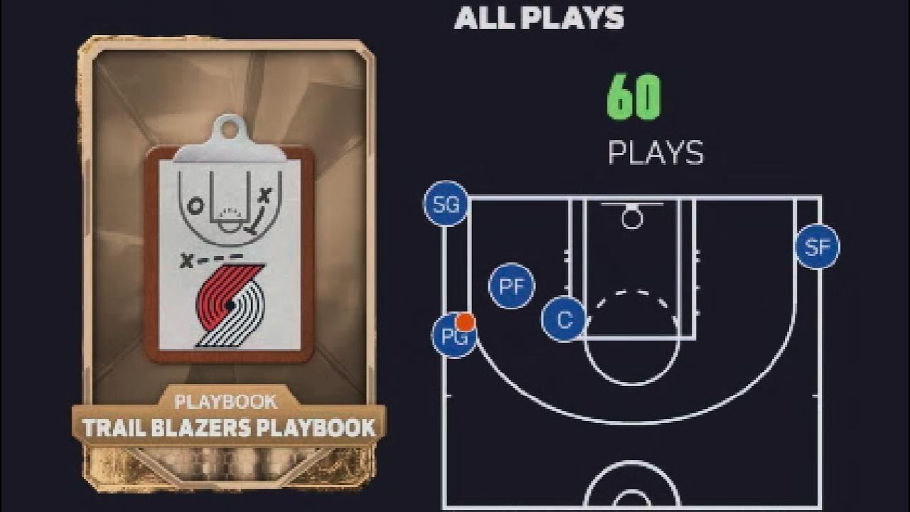 BLAZERS PLAYBOOK | BEST PLAYS TO SCORE ONLINE | NBA 2K25 MyTeam #NBA2K ...