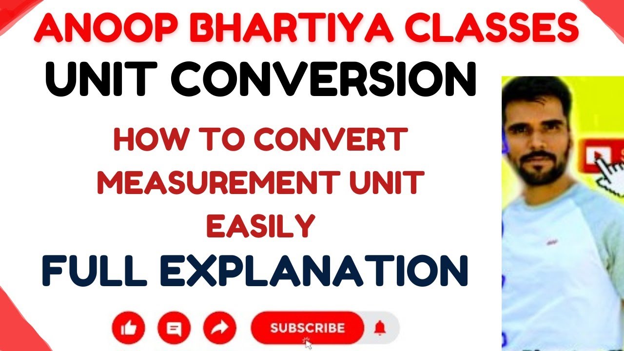 How To Convert Units II Unit Conversion II Measurement Unit - YouTube