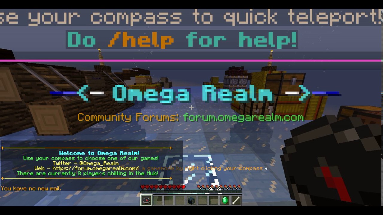 more minecraft pc! #1 omega realms - YouTube