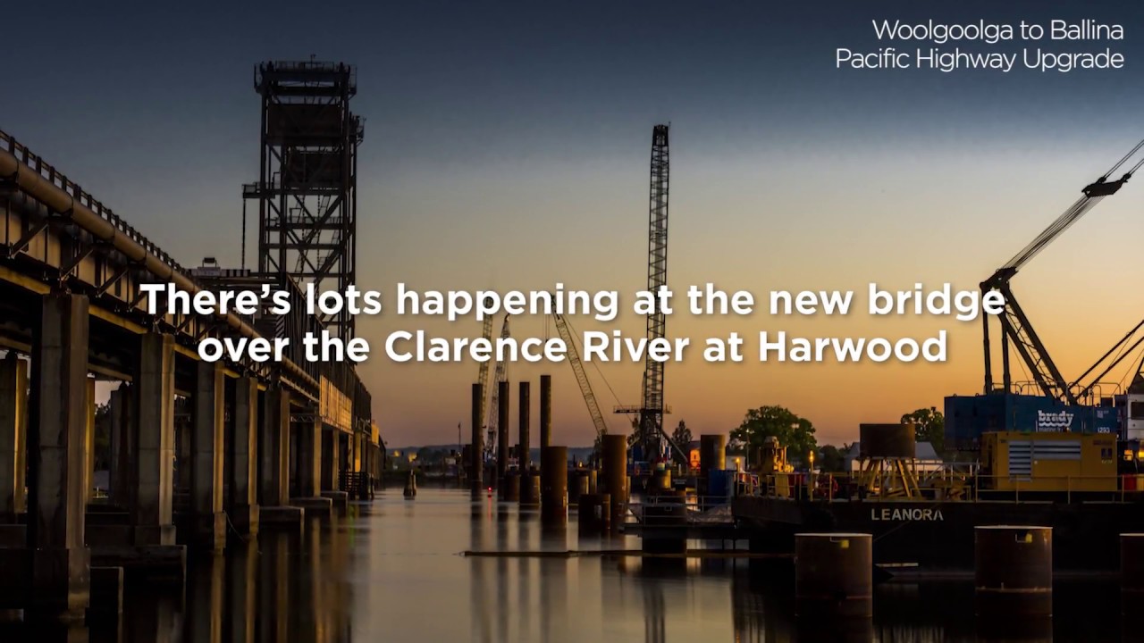 Precast update - new bridge over the Clarence River at Harwood - YouTube