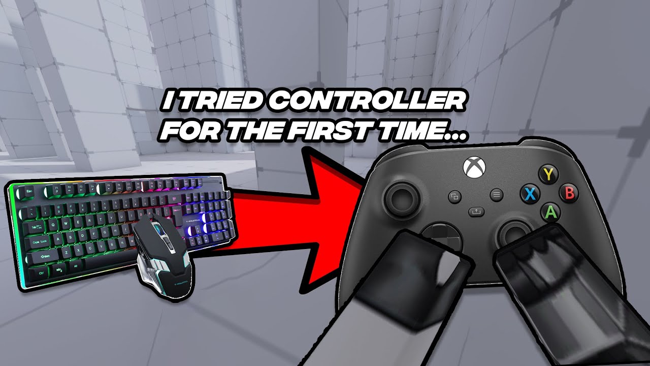 I USED A CONTROLLER for the FIRST TIME on ROBLOX RIVALS.... and got ...