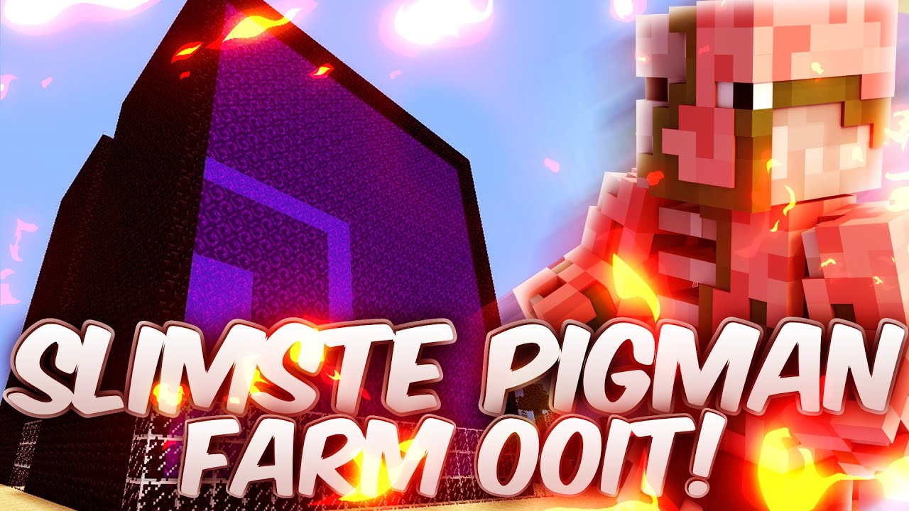 SLIMSTE PIGMAN FARM OOIT! - SKYBLOCK VAN EEN BRODO - YouTube