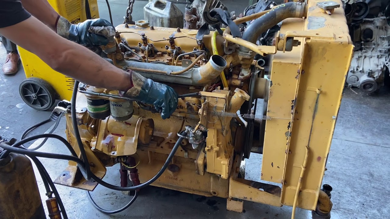 START ENGINE IVECO AIFO 8041.04 - YouTube