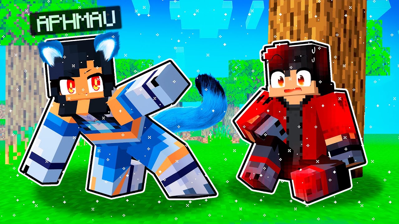 APHMAU Playing as the ICE WEREWOLF in Minecraft! - Parody Story(Ein ...