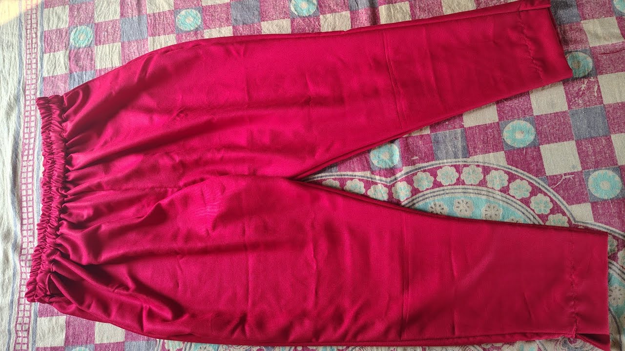 Pant stitching || pant stitching kaise kre/ladies pan stitching - YouTube